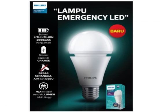 Philips Rechargeable LED Bulb, Terang Terus Meski Listrik Padam ...