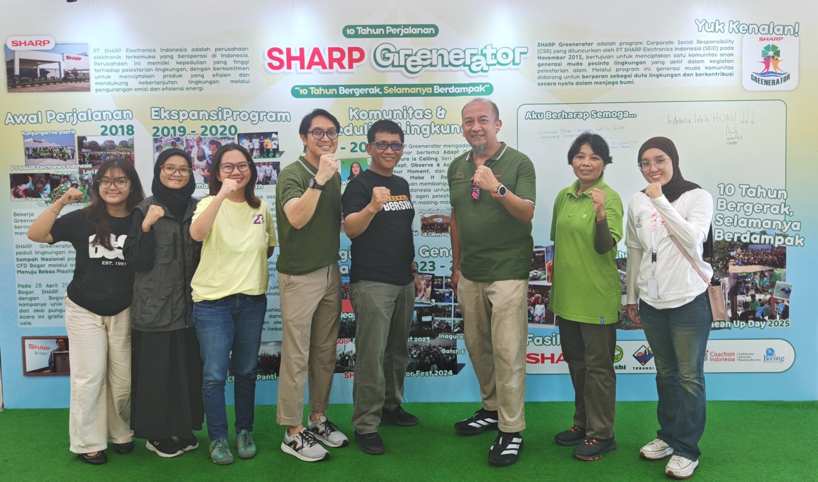 Sharp Greenerator 10 Tahun: 5 Fakta Kiprah Komunitas Hijau yang ...