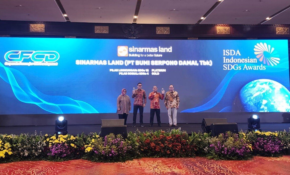 3 Program CSR Sinar Mas Land Sabet Gold & Platinum di ICA dan ISDA 2025 ...
